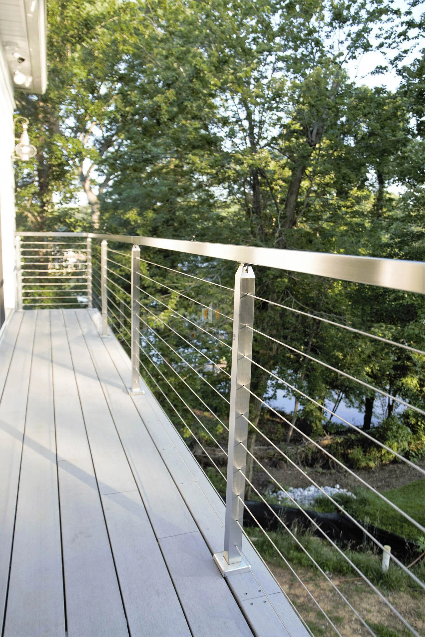 Balcony Stainless Steel Railing Design Garden Fence Wire Fence