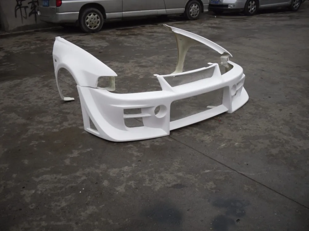 Mitsubishi Lancer Glass Fiber Evo 6 FRP Front Bumper - Easy ...