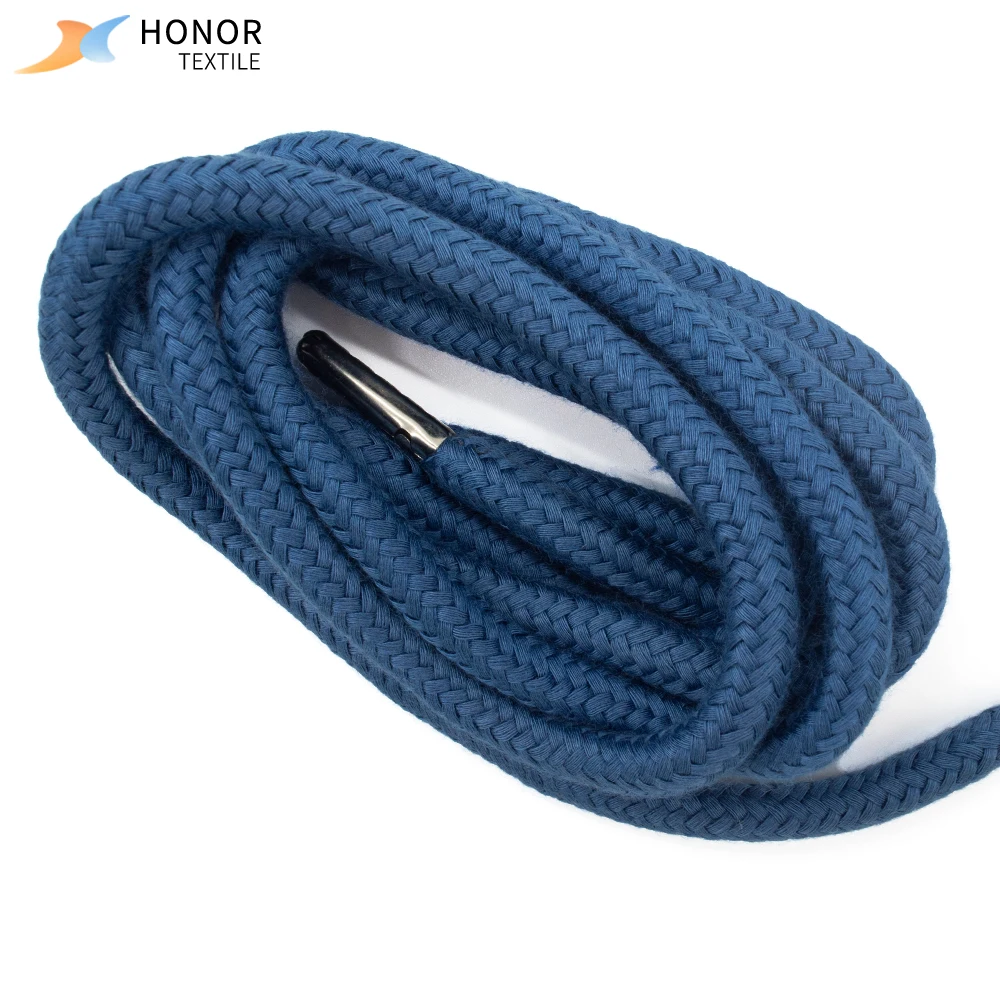 Custom Braid Wholesale Hoodie Drawstring Solid Color Round Pure Cotton ...