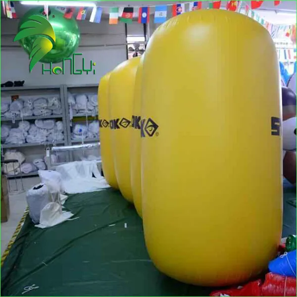 Yellow Inflatable Floating Water Cylinder Buoy For Sea - Buy Inflatable ...