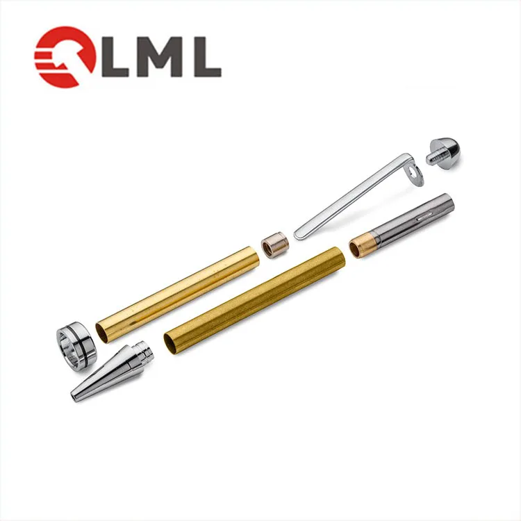 Customized Machining Turning Metal Pen Making Kit Mechanism Clips Parts ...