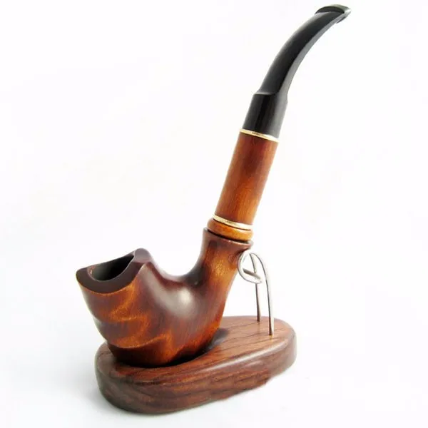 Fancy Tobacco Pipe Hand Carved Pear Root Wood Tobacco Smoking Pipe ...