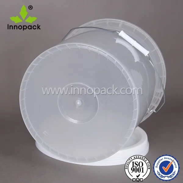 5 Gallon Transparent Clear Plastic Bucket For Food - Buy Plastic Bucket ...