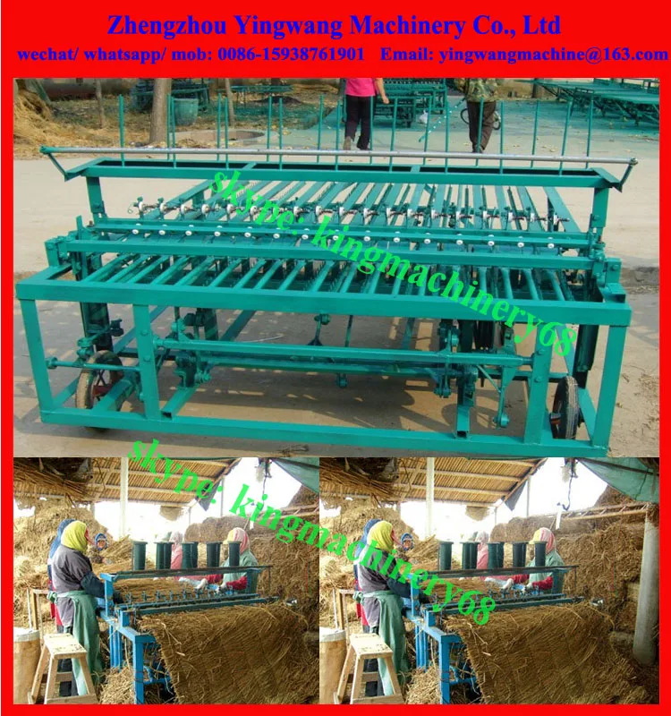 Rice Straw Reed Mat Weaving Machine Grass Stalk Wheat Straw Curtain ...