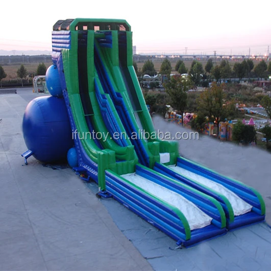 Avalanche Single Lane Inflatable Zip Line - Fun & Safety