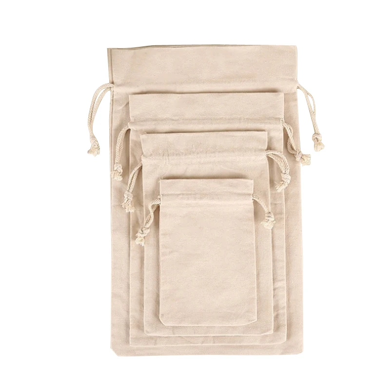 High Quality Eco-Friendly Mini Cotton Canvas Drawstring Bag Logo ...
