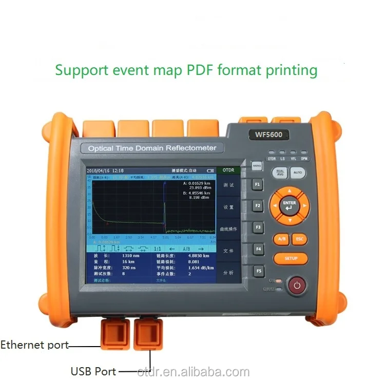 Good Price High Quality Wf5600 Otdr 1310/1550/1625 Filtered 1625nm ...