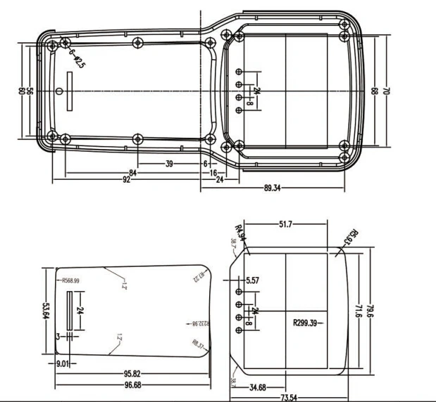 Modern House Design Abs Plastic Enclosure Pcb Enclosure - Buy Plastic ...