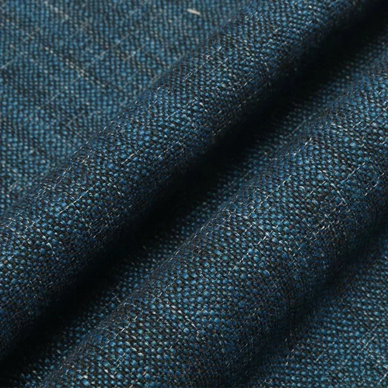 Heavy Waterproof Polyester Wrinkle Free Linen Sofa Upholstery Fabric ...