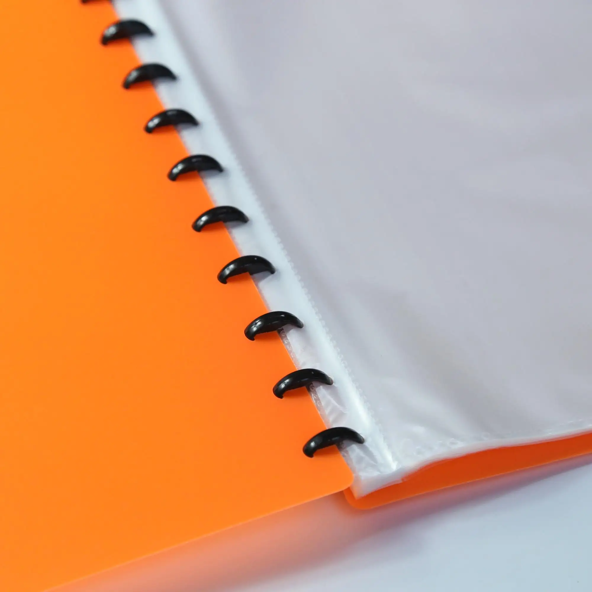 Custom Size Transparent Plastic Spiral Folder - Buy File Folder,Plastic ...