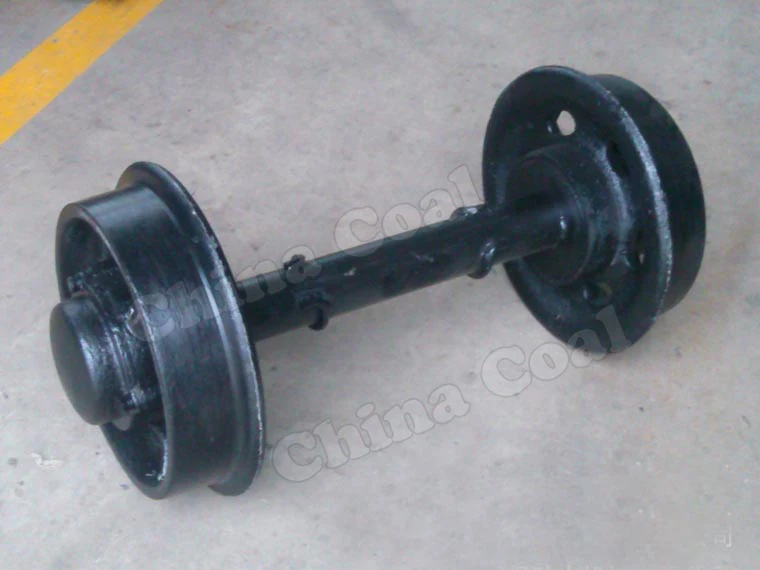 Cast Iron Ore Mining Cart Steel Rail Wheel Set - Buy Mining Cart Wheel ...
