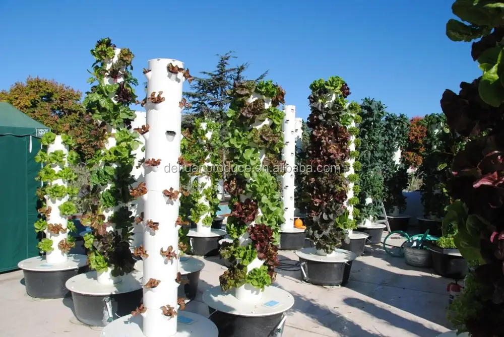 Indoor Planting Vertical Aeroponic Tower Gardening Growing Systems ...