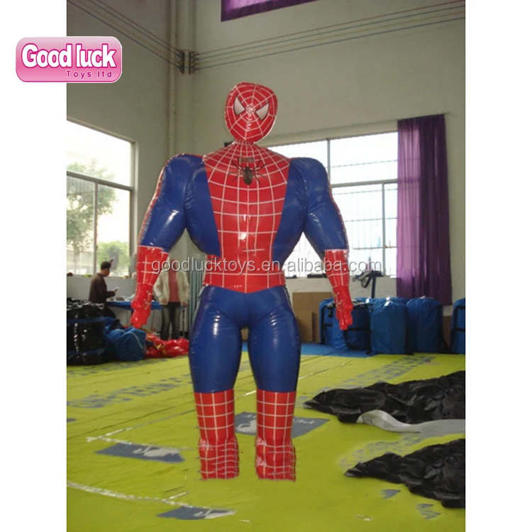 Superman Spiderman Inflatable Characters for Outdoor Promotion