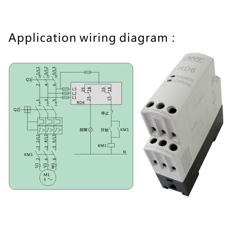 Ant Electronic 3 Phase Voltage Monitoring Protective Relay Rd6 - Buy ...