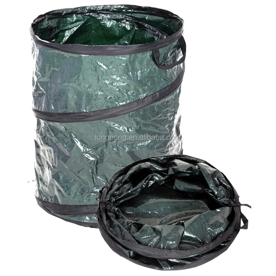 Pe Waterproof Heavy Duty Pop Up Garden Waste Bag - Buy Pop Up Bag ...
