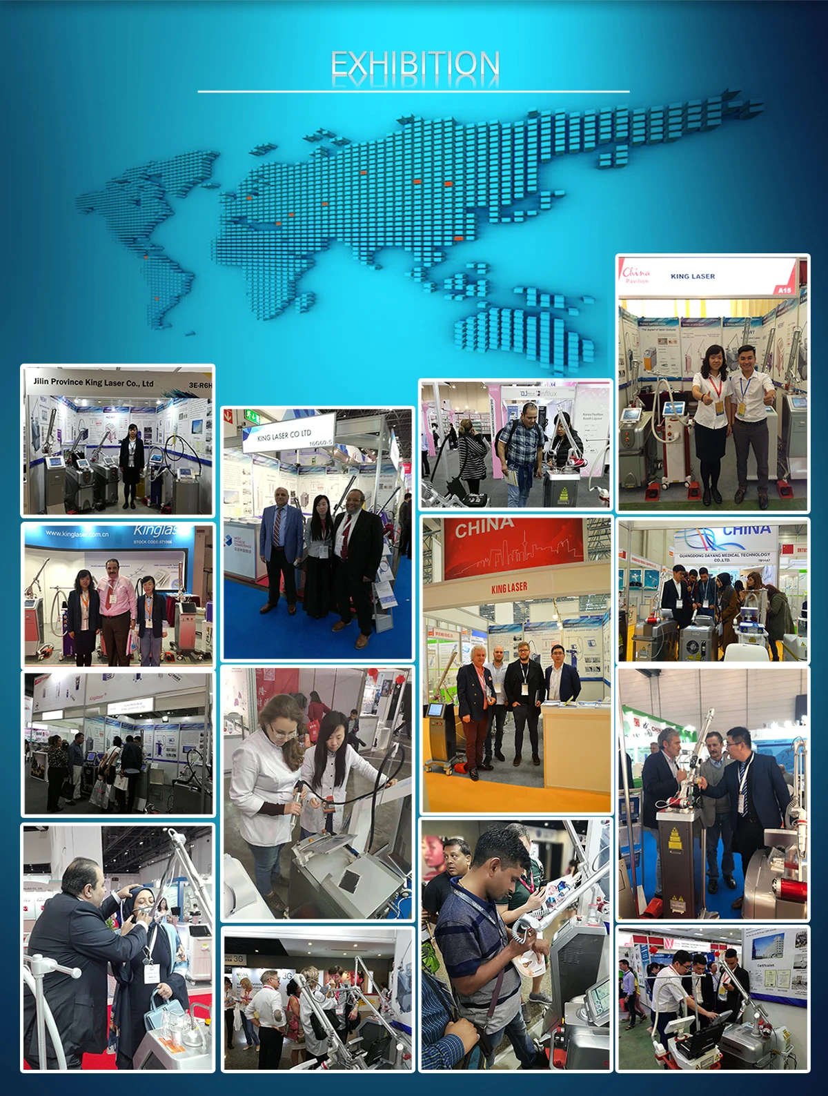 Jilin Province King Laser Co., Ltd. - CO2 fractional laser, Nd YAG Alexandrite laser