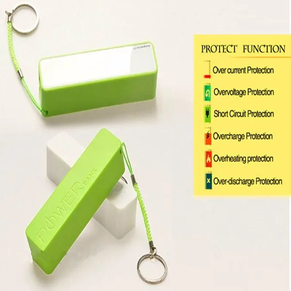 Mini Keychain Power Bank - Portable 2000mah Charger