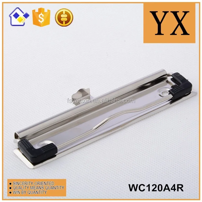 120mm Metal Clipboard Detachable Clip With Metal Hanger And Rubber ...