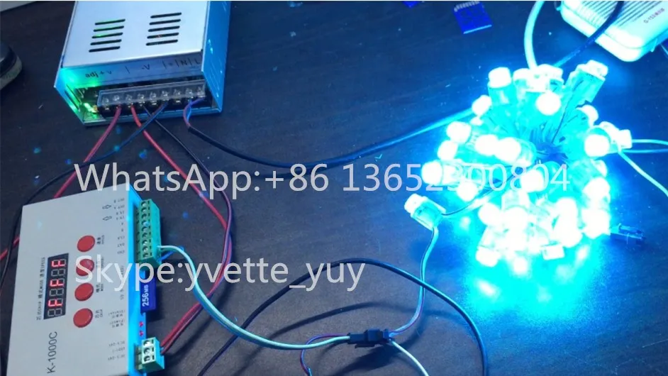 Addressable UCS2904 RGBW Pixel Led String Lights 12mm DC5V