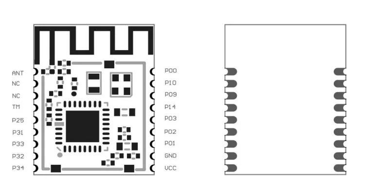 Smallest Cheapest Bluetooth Module - UART Protocol Supported