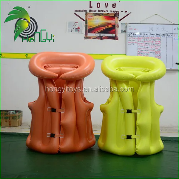 Inflatable Adult Swim Vest,Pvc Material Inflatable Life Jacket Vest ...
