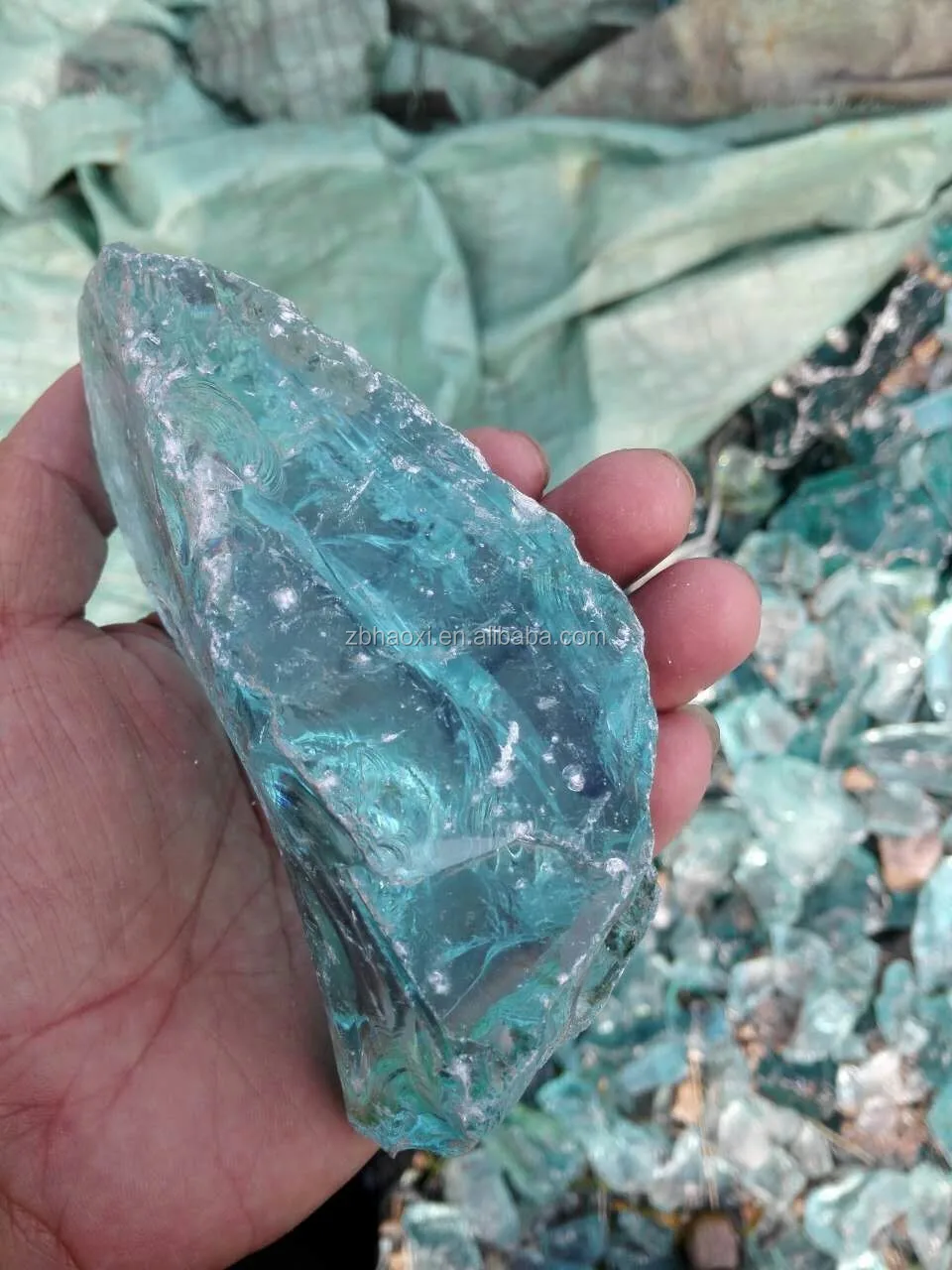 America Large Slag Glass Rocks For Fire Pit Gabion Wall Decoration ...