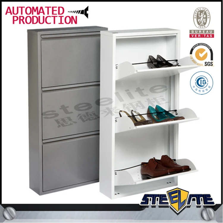 Custom Made 3 Drawer Steel Lockable Shoe Cabinet - Buy Steel Lockable ...