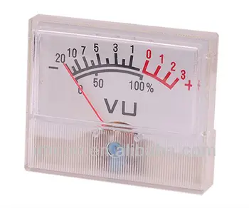 Small Analog Voltage Vu Meter - Buy Analog Vu Meter,Voltage Indicator ...