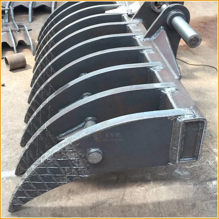 Cat315l Excavator Root Rake Bucket Made With Hard Face Tine - Buy Root ...