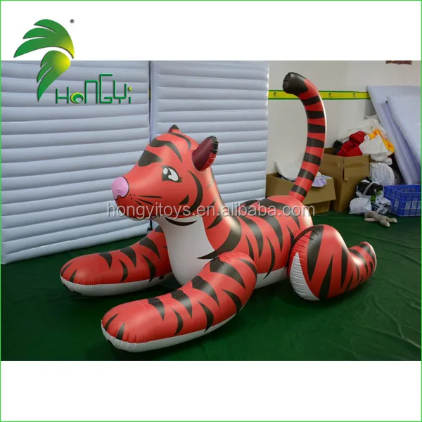 Hongyi Toys Pvc Inflatable Giant Tiger Ride On Inflatable Animal Toy ...