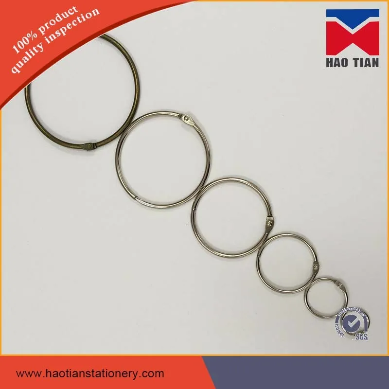 Wholesale Binder Hinged Snap Rings Book Ring Loose Leaf Binder Ring ...
