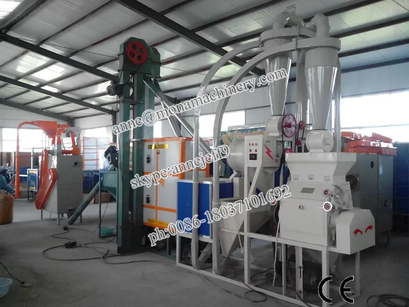 Full Automatic Maize Flour Machine/wheat Flour Mill/maize Milling Plant ...