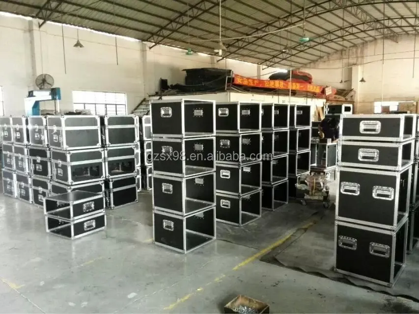 10U Rack Mount Cases with Mixer Computer Slant Top & Back Door