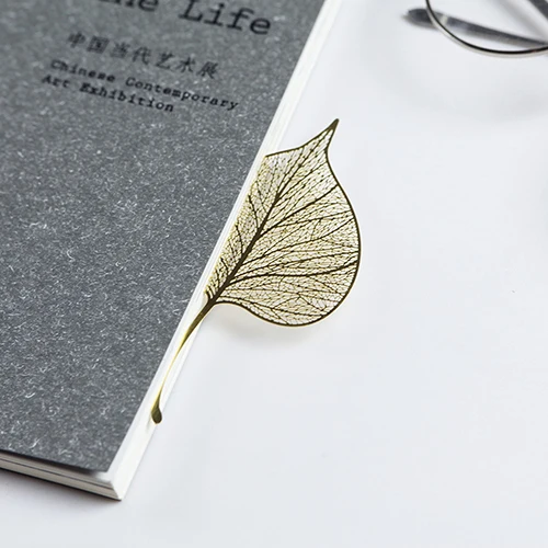 Personalized Beautiful 3d Design Metal Leaf Shaped Bookmark - Buy Metal ...