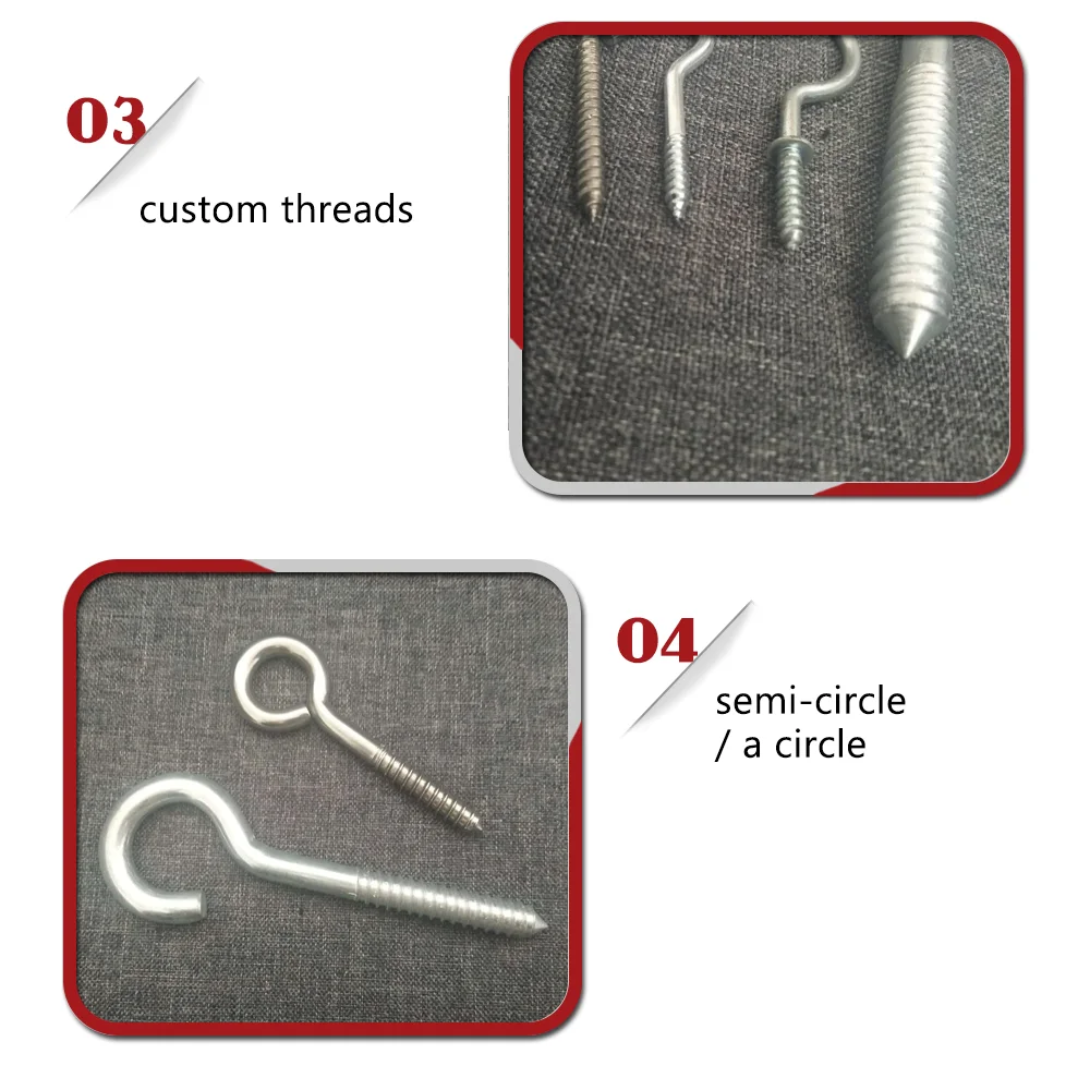 Screw Bolt Fastener Hardware Diy Hook Bolt Q Hook Bolt In Rigging ...