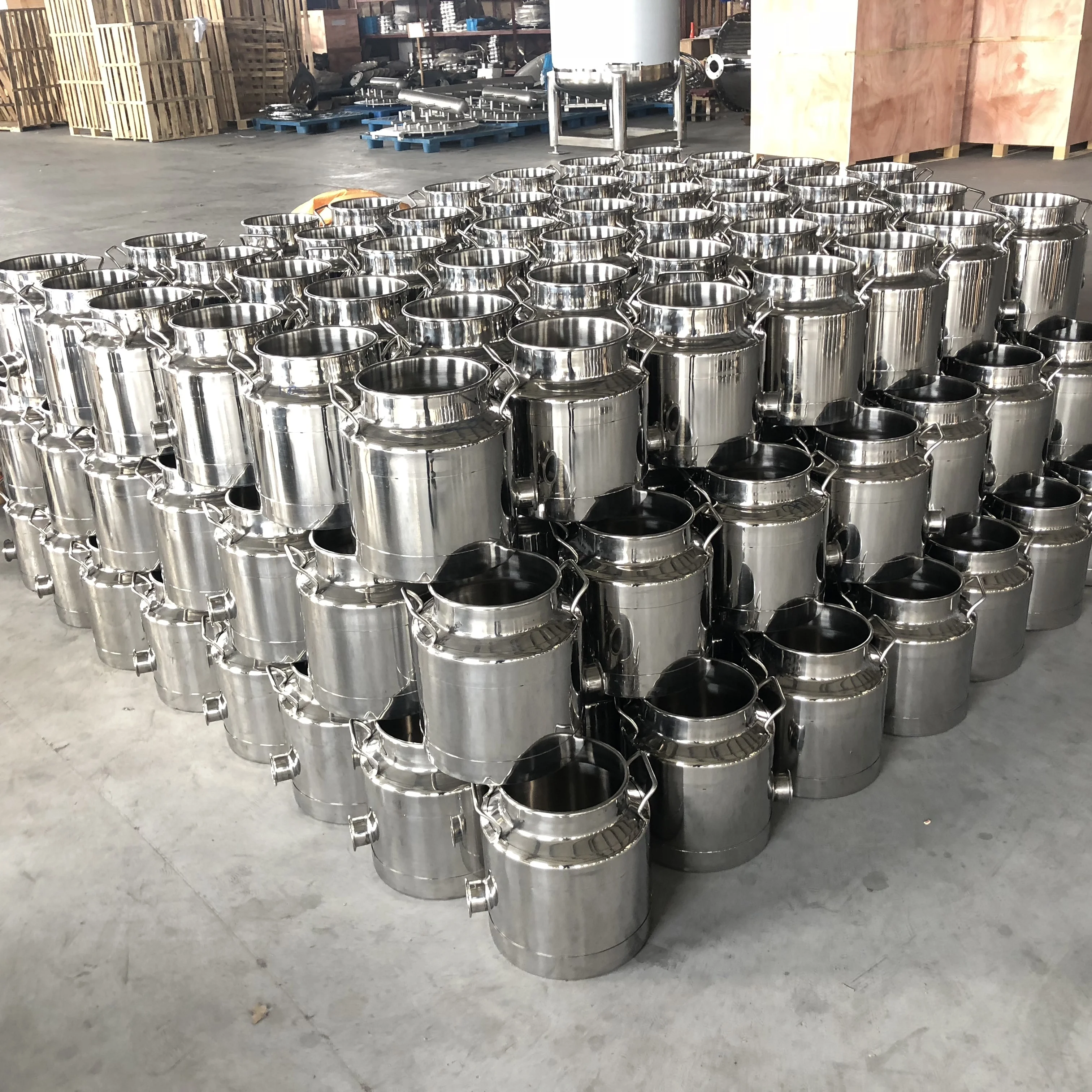 Stainless Steel Milk Container - Durable & Versatile
