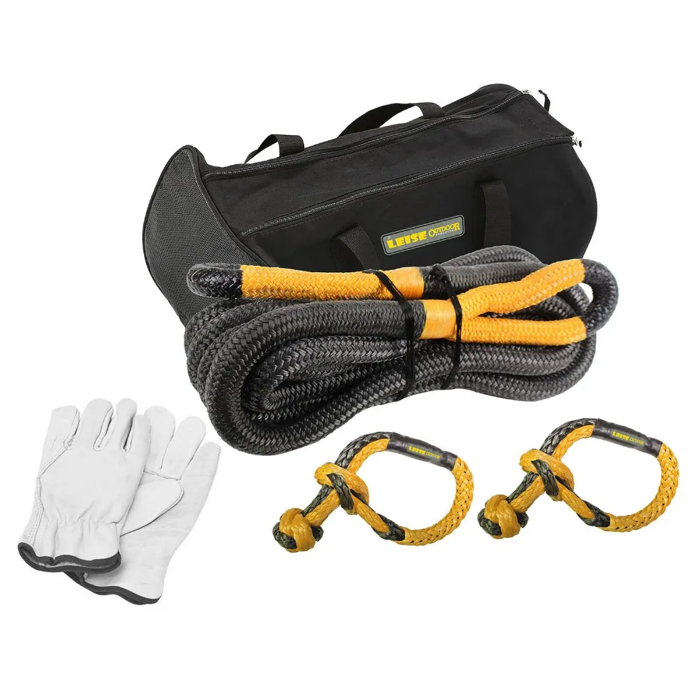 Monster4wd Kinetic Recovery Rope Kit With Kietic Kit +2xsoft Shackle+1x ...