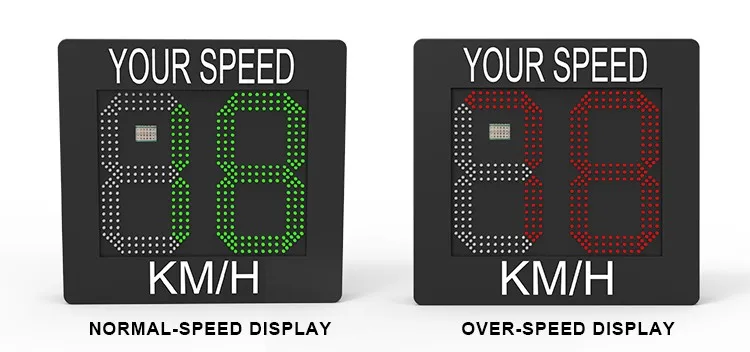 Speed Indicator Device Traffic Solar Radar Speed Detector Signs Slow ...