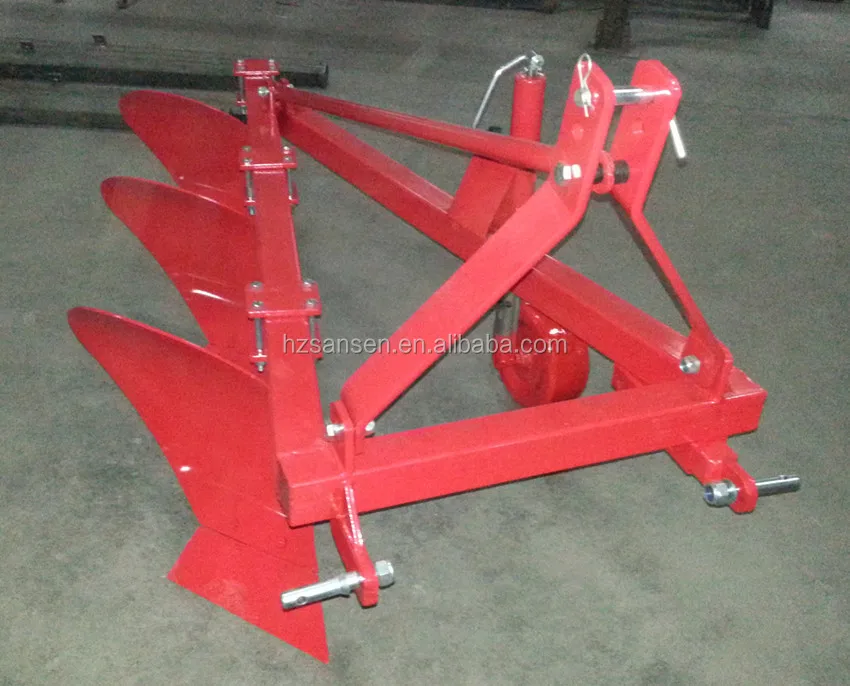 3 Point Furrow Plow For Tractors / Agriculture Machinery Tractor 3point ...