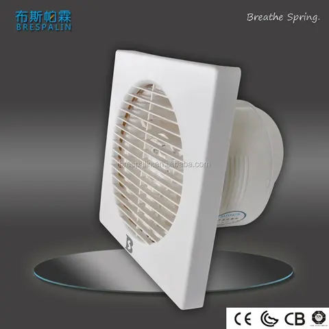 Wall/Window Mounted Square Bathroom Exhaust Fan with Louver | Wall ...