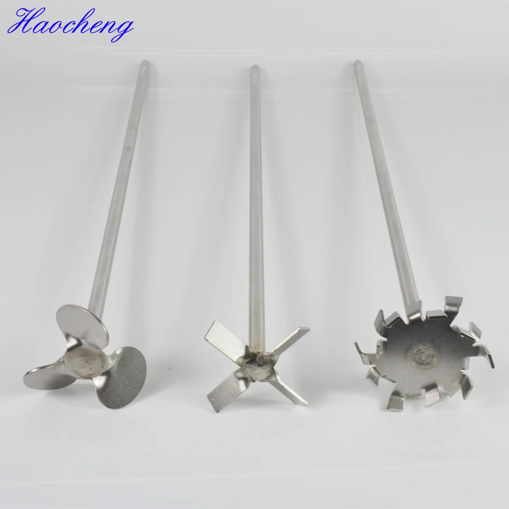 40CM Length SS304 Round Overhead Stirrer Blades for 40L-100L