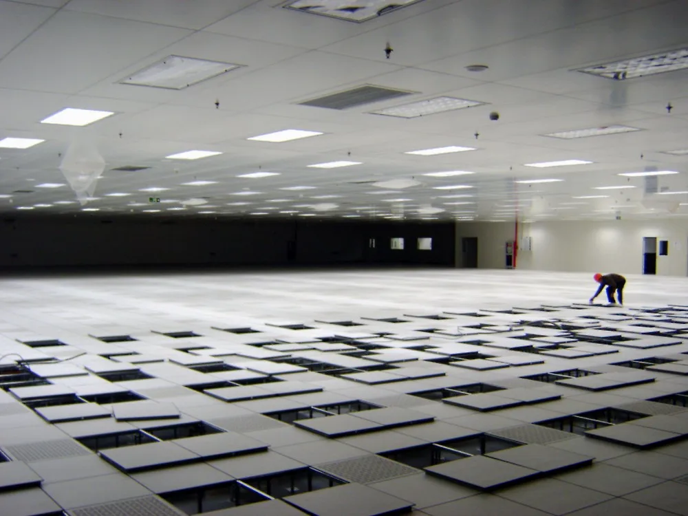 Computer Room Steel Raised Access Flooring With "f" Edge Trim - Buy ...