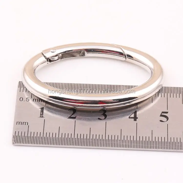 High Quality Oval Shape Metal Spring Gate O Ring Clasps For Handbag ...