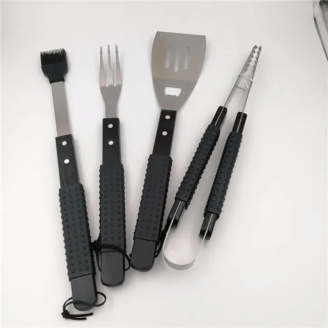 4 Piece Bbq Tool Set For Outdoor Barbecue Grilling - Buy Bbq Tool Set ...