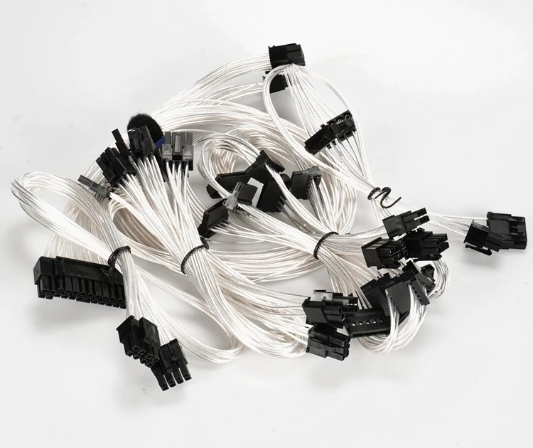 Psu Cable Kit 24pin Atx 8pin Pci-e 8pin To 6+2 To 6+2 6pin Pci-e To 2 ...