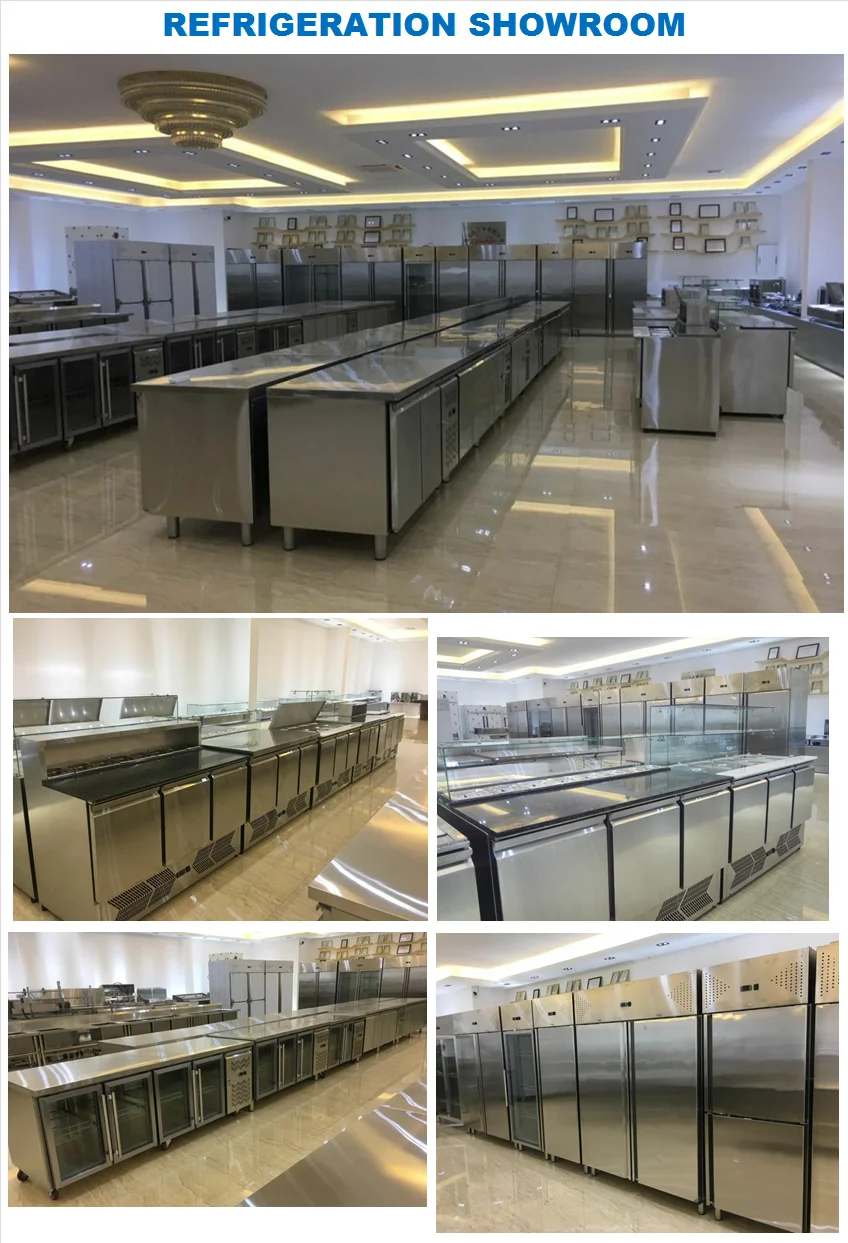 Multipurpose Refrigerated Food Station for Pizza & Salad Prep