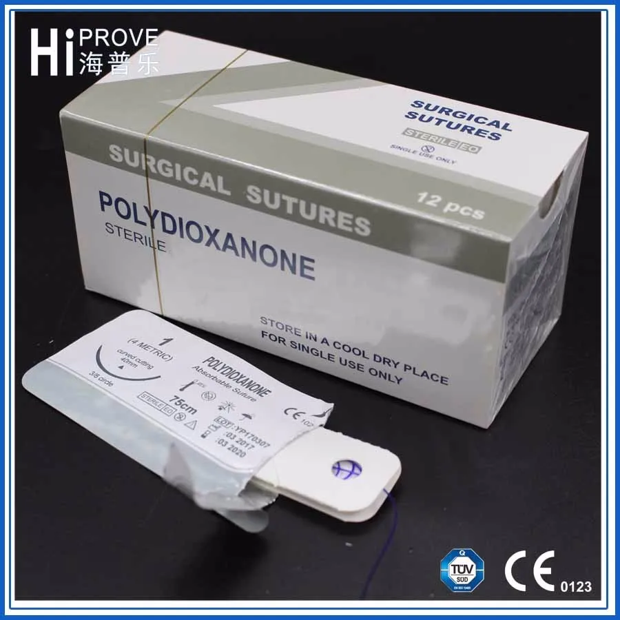 Polydioxanone(pds Or Pdo) Monofilament Absorbable Surgical Suture - Buy Disposable Medical ...