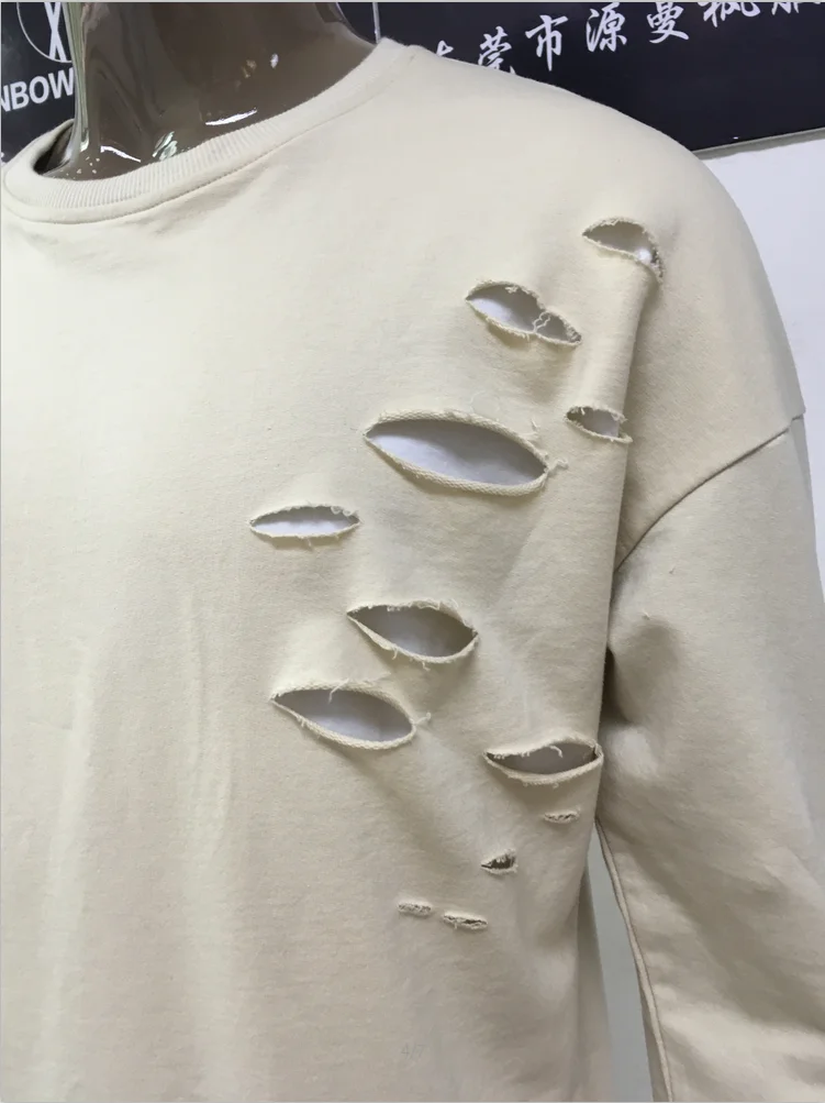 Distressed Custom Drop Tail T Shirt Dry Fit Long Line Curved Hem Tee ...