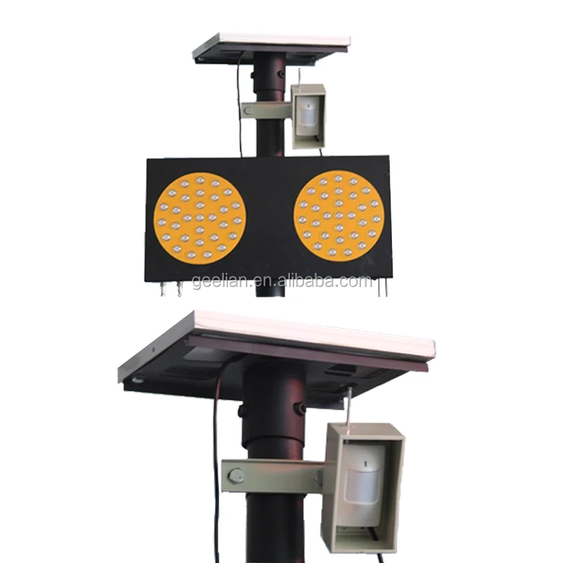 Pedestrian Crossing Light Infrared Sensor Solar Pedestrian Sign - Buy ...