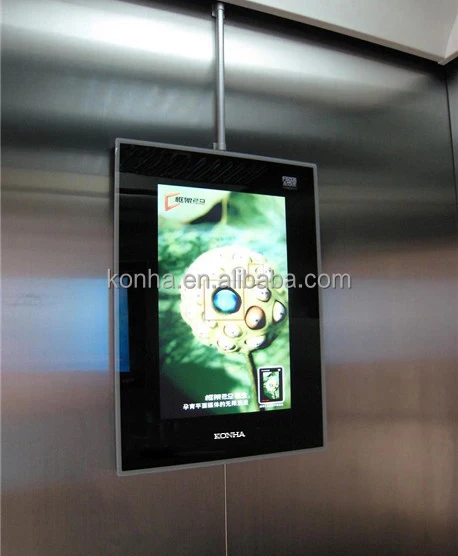 26" Elevator Advertising Display/lift Advertising Screen With Wifi ...
